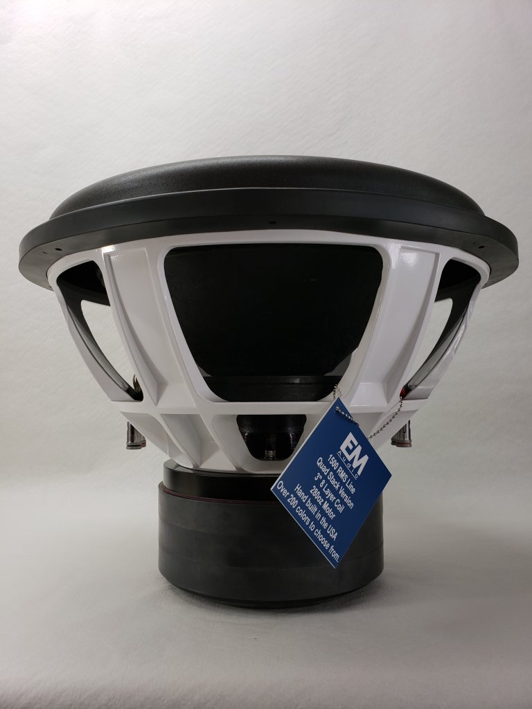 18" Custom Hand Built Subwoofer 2500rms - EM Audio Subwoofers